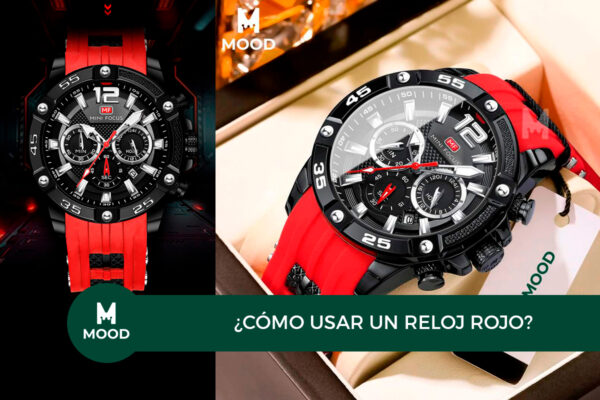 ¿Cómo usar un reloj rojo? | MOOD RELOJES